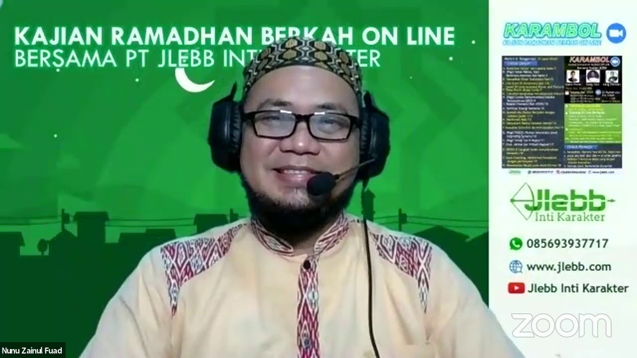 Kajian On Line Ramadhan I IBROH I Kang Zain - YouTube