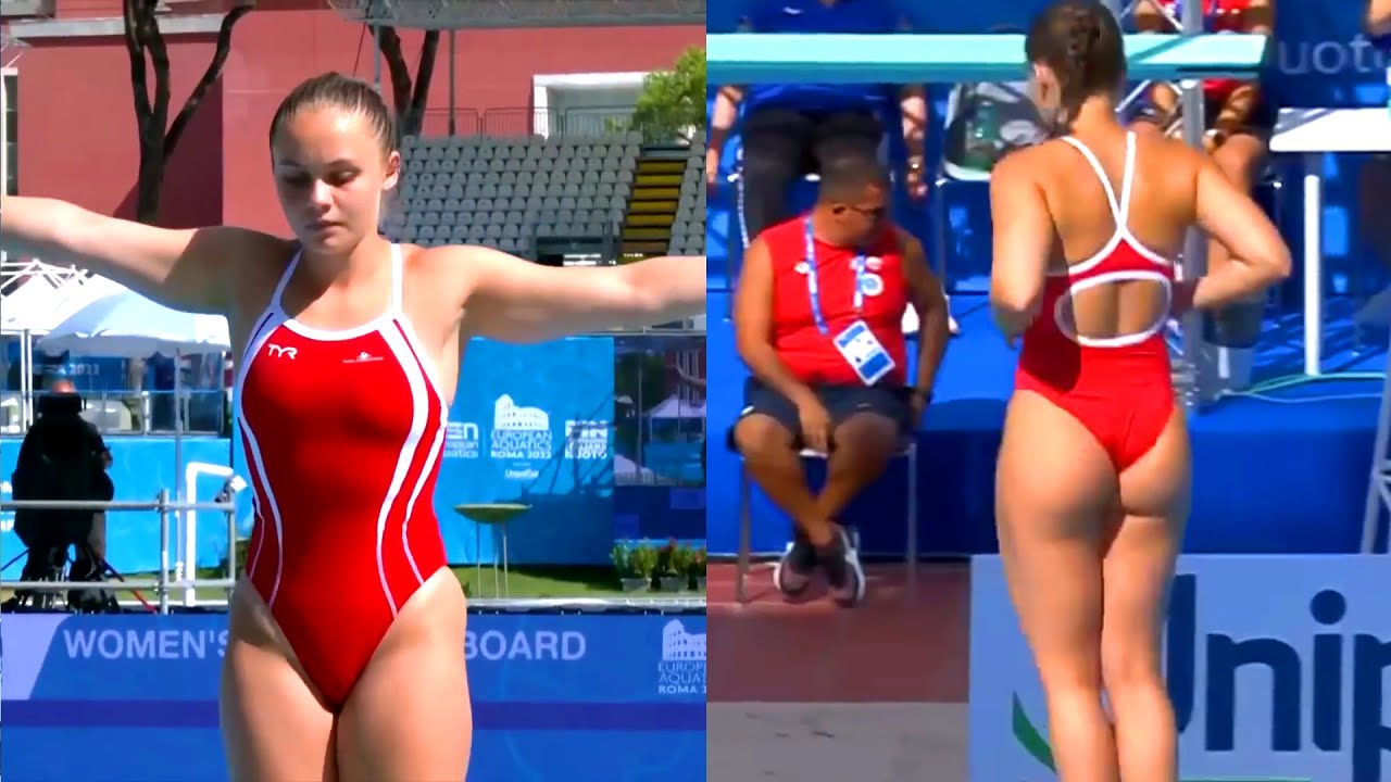 Laura Valore (Diving) 3m Springboard Denmark | European Championships 2022 - YouTube