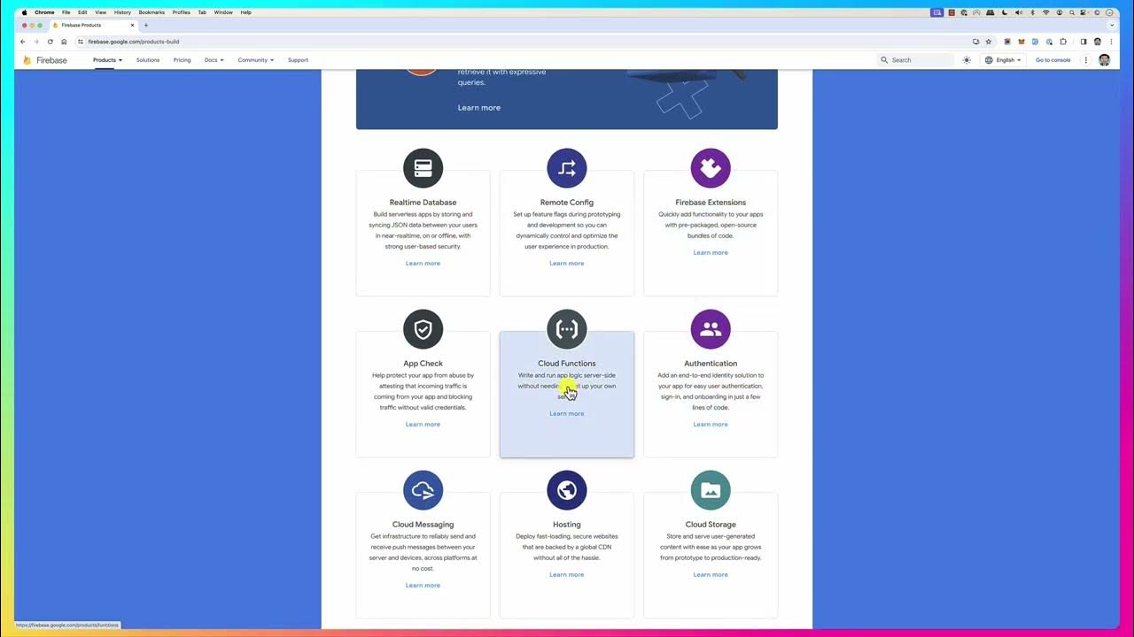 Quick Introduction to Firebase and creating a new project - YouTube