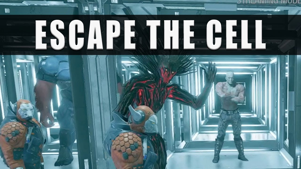 Marvel's Guardians of the Galaxy escape the prison cell - How to get ...