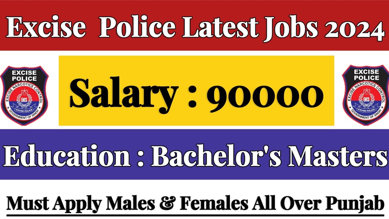 Excise Police Jobs 2024 | Excise Police Mai Apply Kaise Kare | How To ...
