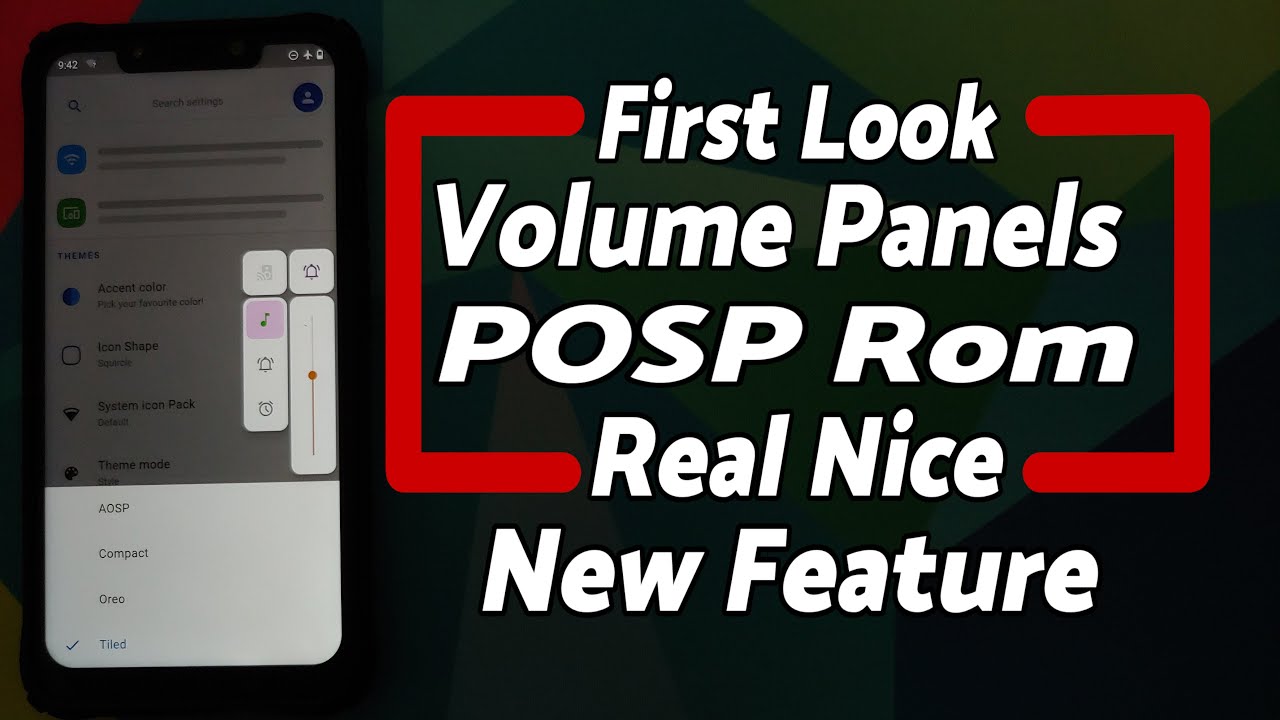 New Feature | POSP Rom | Volume Panels | Potato Open Sauce Project ...