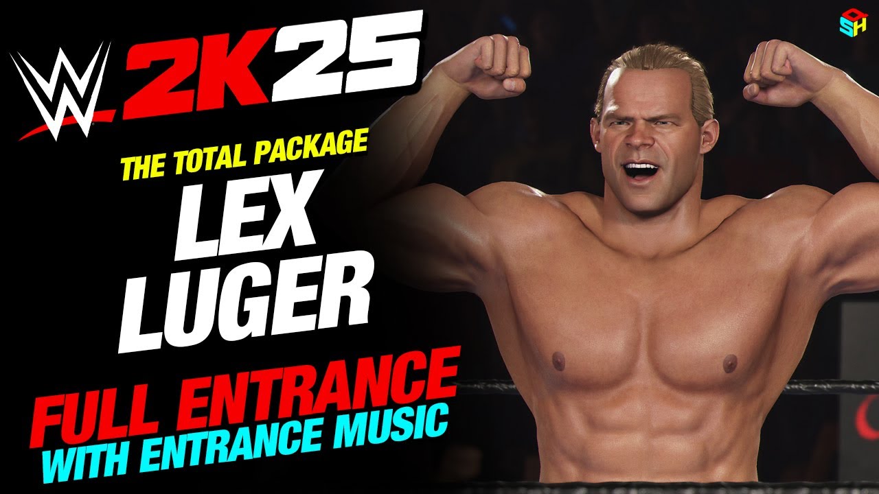 LEX LUGER WWE 2K25 ENTRANCE - #WWE2K25 LEX LUGER WCW ENTRANCE WITH ...