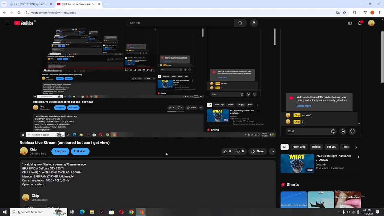 Robloxx Live Stream (am bored but can i get view) - YouTube
