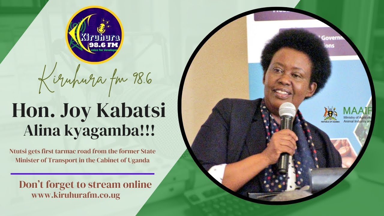 HON. JOY KABATSI ALIINA OBUBAKA ELI ABANTU BA SSEMBABULE - YouTube