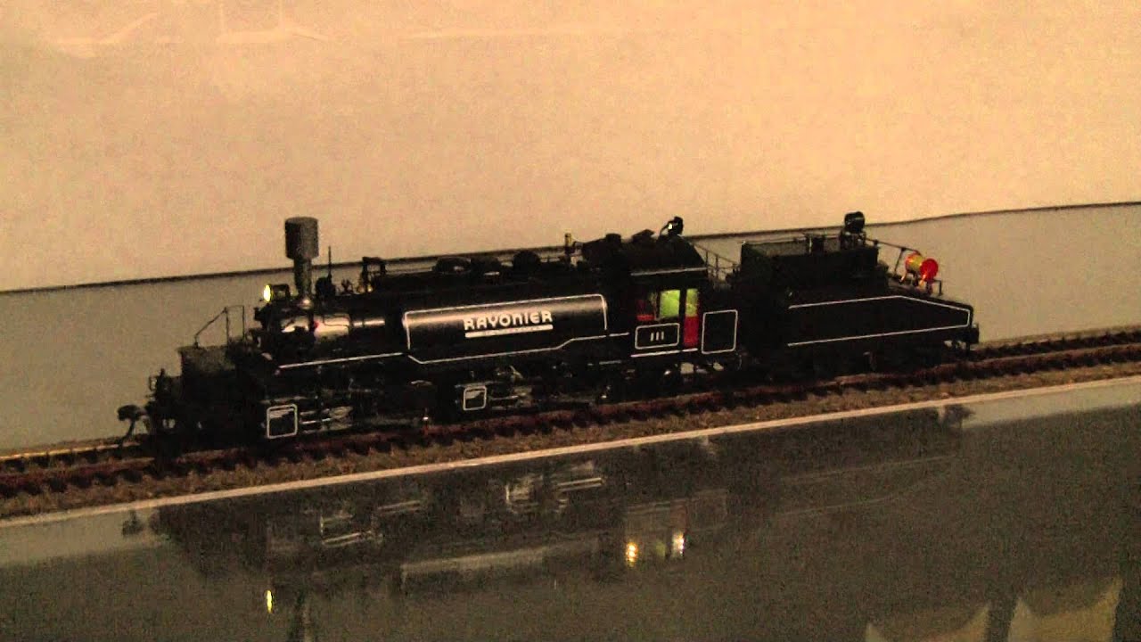 055307-HO Brass Model Train - PSC Baldwin 2-6-6-2T RAYONIER w/Auxiliary ...