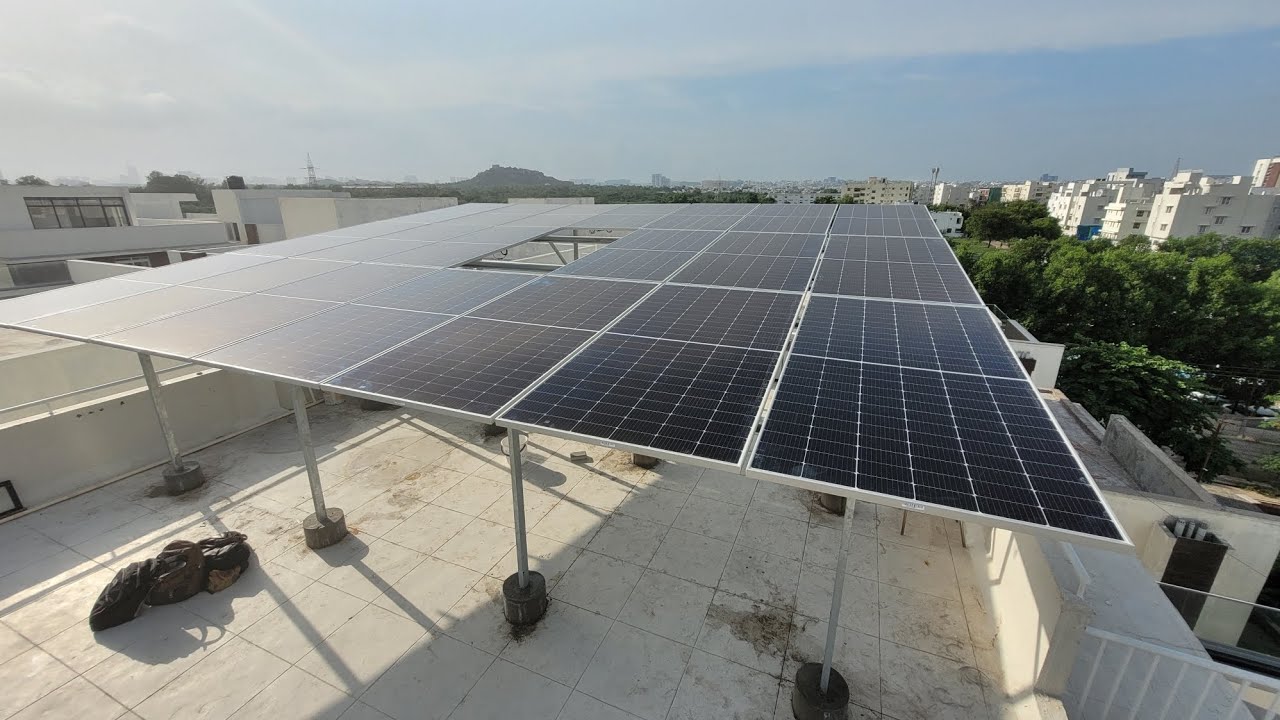 Installation of 12kW Solar On Grid System at Veer Agarwal's Residence ...