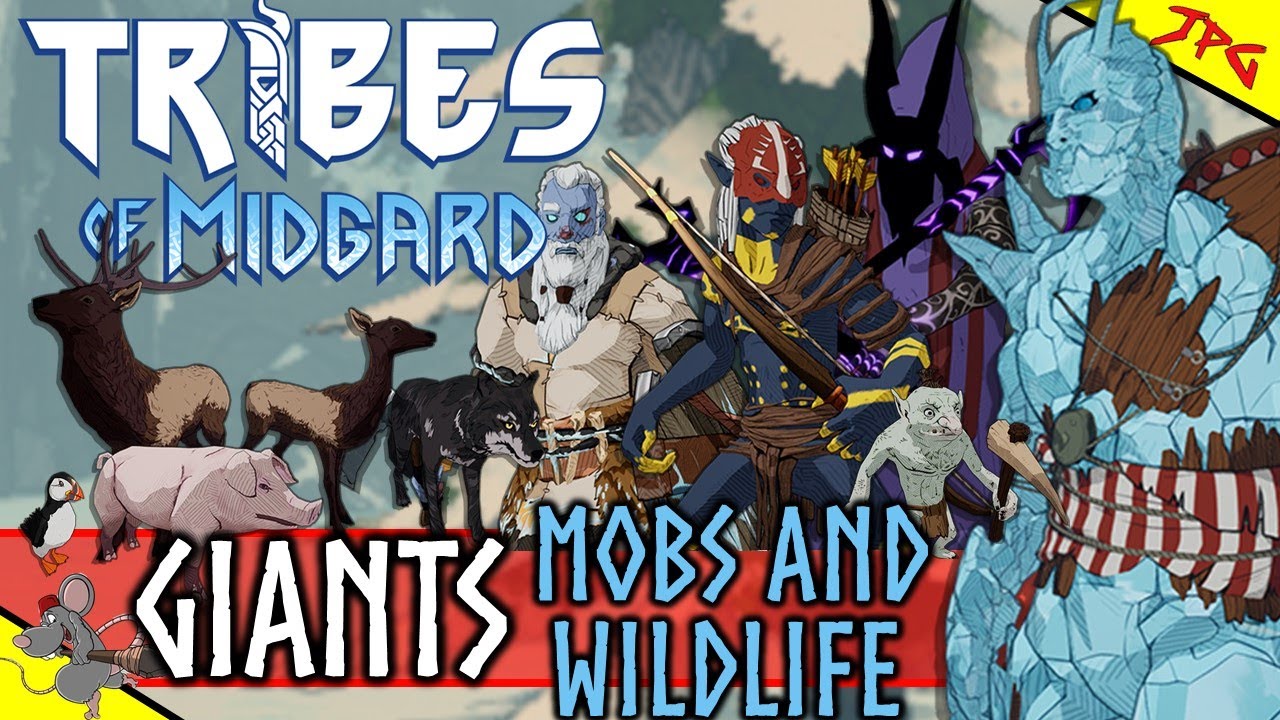 TRIBES OF MIDGARD Now on Xbox/Switch! Giants, Enemies & Wild Creatures ...