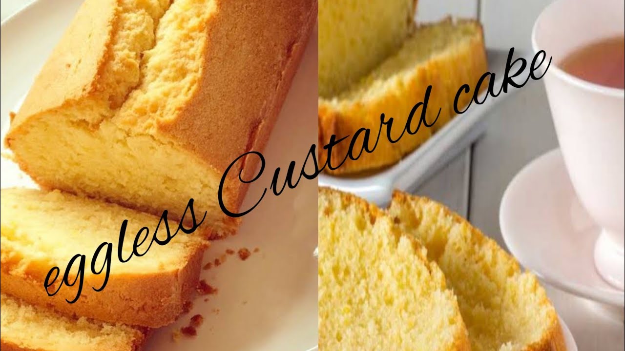 Eggless Custard cake | Custard Cake | Made by Saman ♥️ - YouTube