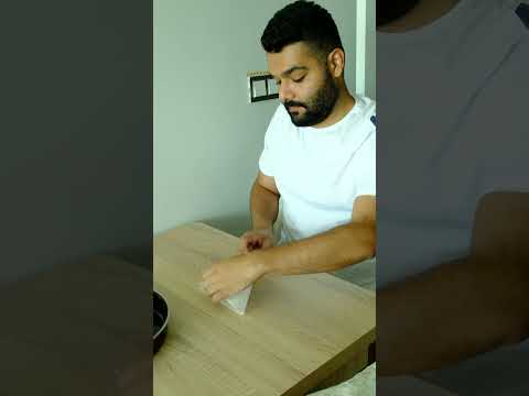 Yuvarlak tepsiye yağlı kağıt nasıl kesilir ? #geometri