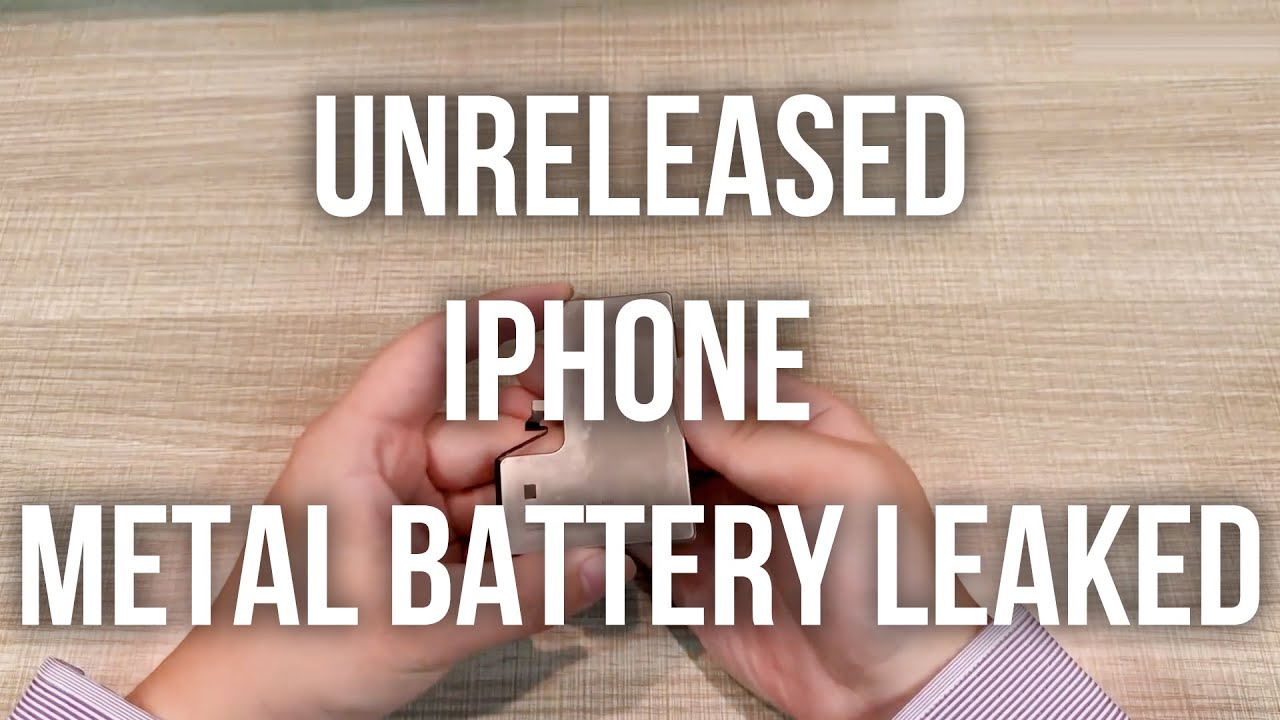 iPhone 16 Pro? Unreleased iPhone metal battery leaked. - YouTube