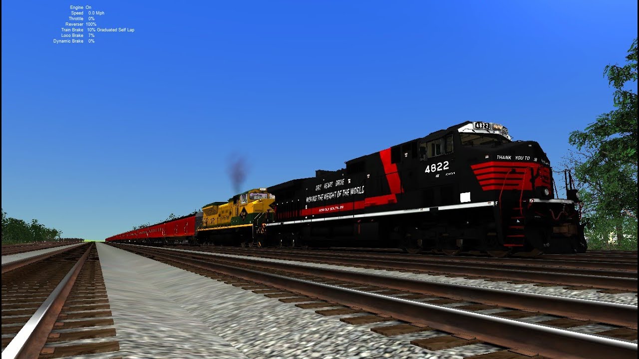 Railworks: NS 956 OCS 4822 - 1067 - YouTube