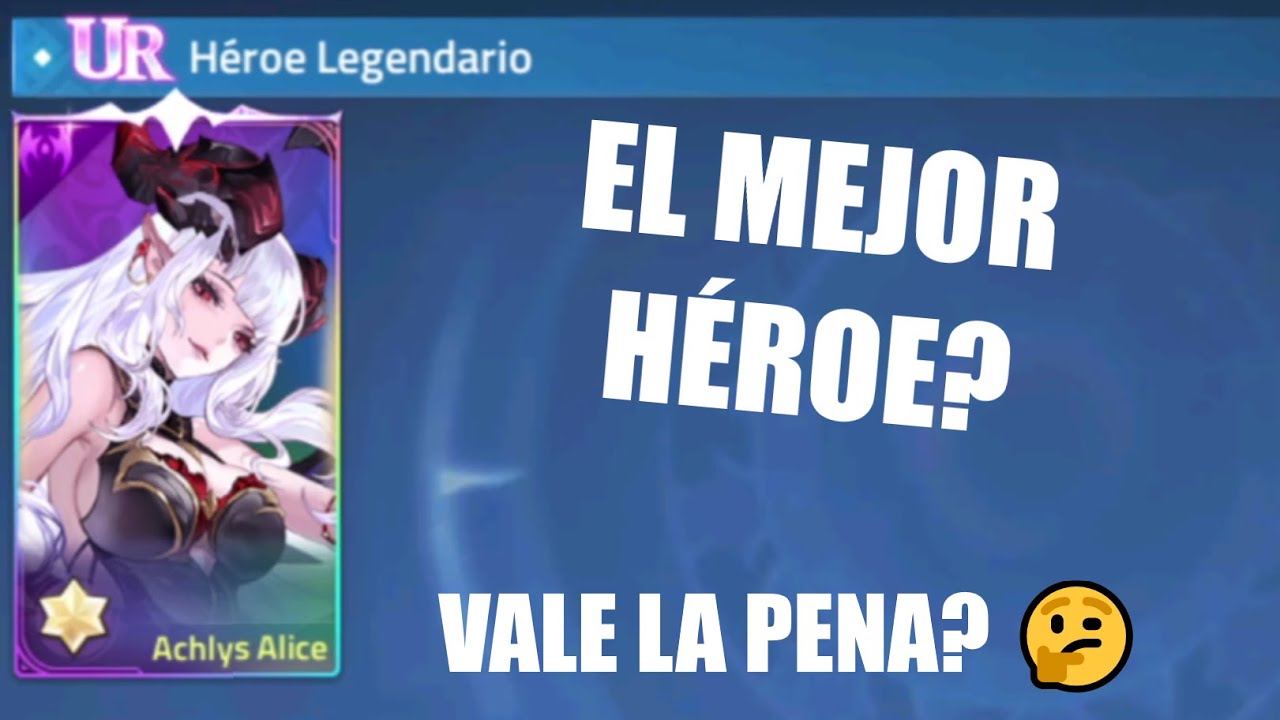 Cómo es ACHLYS ALICE🔥Vale la pena los UR??💸- Mobile Legends: Adventure ...