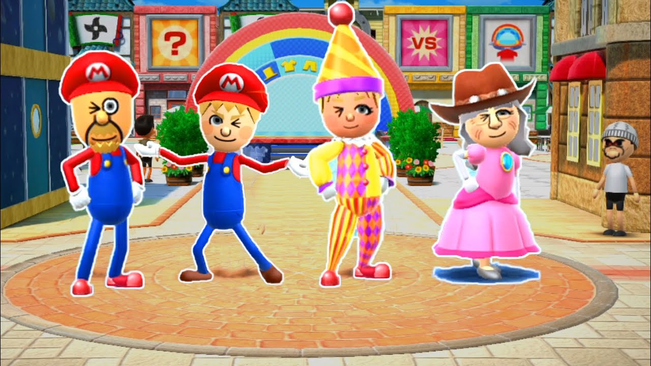 Wii Party U - Mii Fashion Plaza - Hommer Simpson Vs Joost Vs Maximilian ...