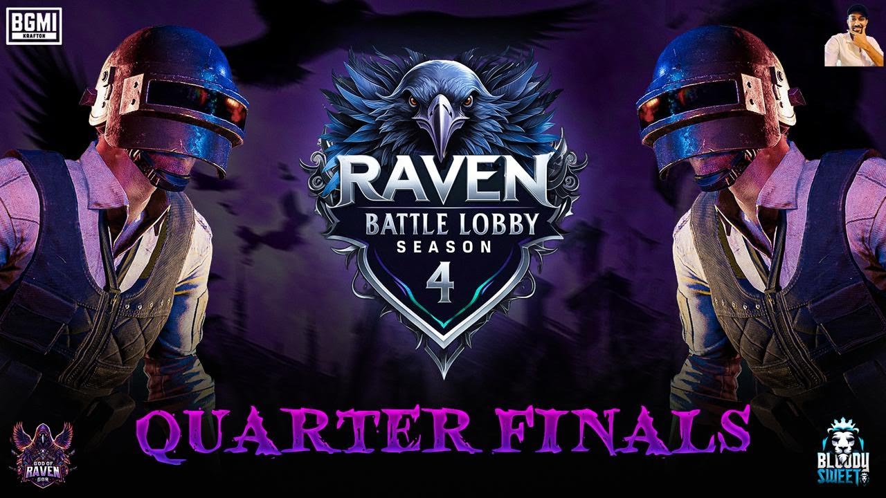 RAVEN BATTLE LOBBY-4 QUATER FINALS🔥 5K PRIZE POOL | Bgmi Tamil Live # ...