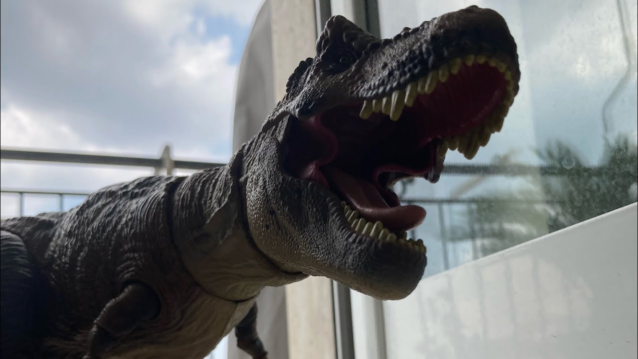 T rex Stop motion - YouTube