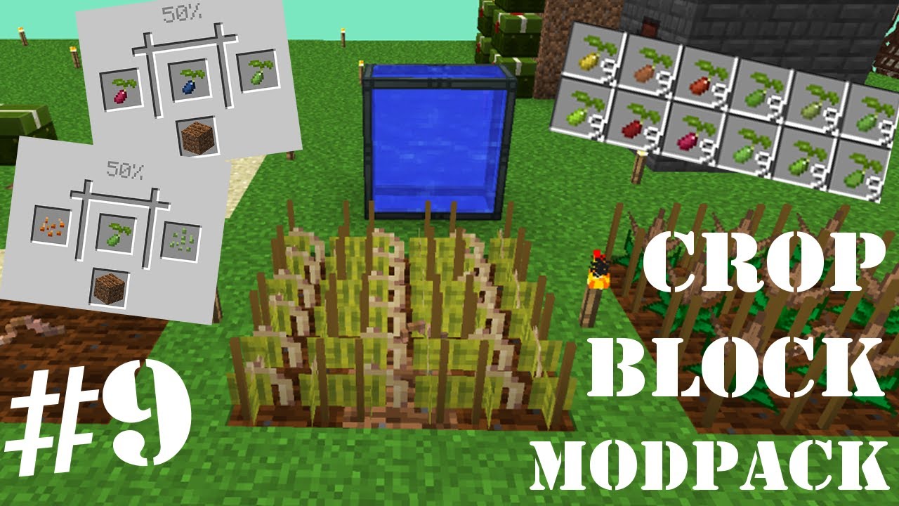 [Redif Stream] Minecraft | Crop Block Modpack - Jour 9 - YouTube