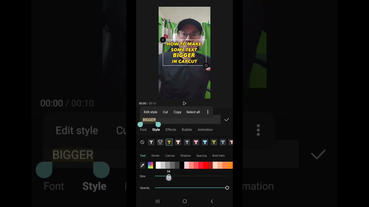 How To Make Some Text Bigger In Capcut YouTube How To Make Some Text Bigger In Capcut YouTube