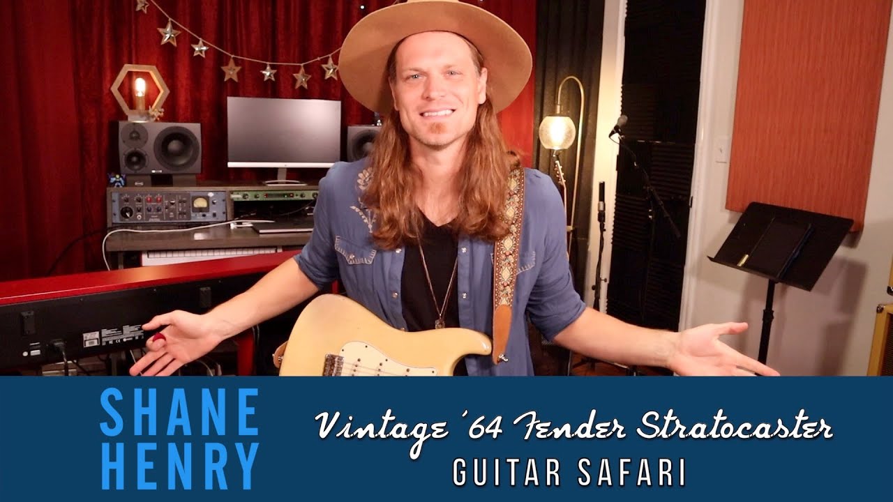 Vintage '64 Fender Stratocaster Guitar Safari with Shane Henry - YouTube