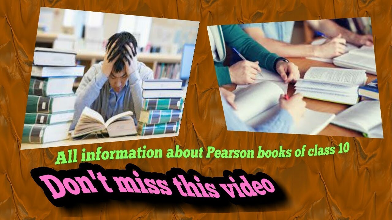 Pearson book for class 10 best book for class 10 - YouTube