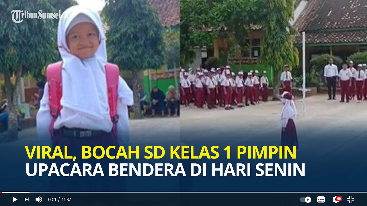 Bocah SD Kelas 1 Pimpin Upacara Bendera di Hari Senin, Bikin Kepala ...