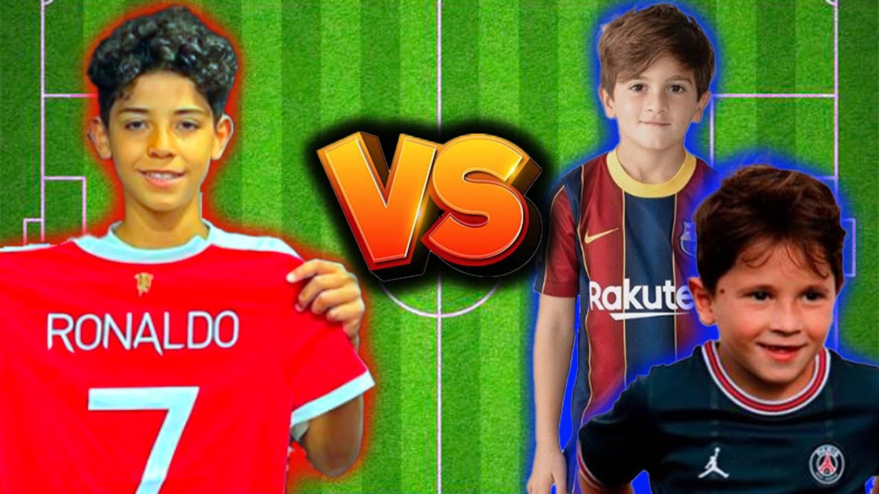 Ronaldo Jr vs Mateo Messi Jr - Thiago Messi Jr 🔥💪 - YouTube
