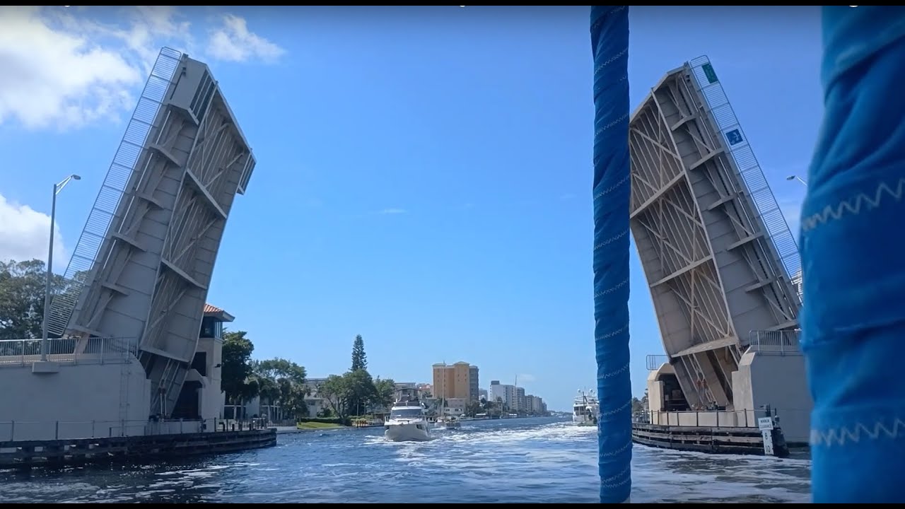 Motoring the ICW, West Palm Beach to Miami - SV Silent Running - YouTube