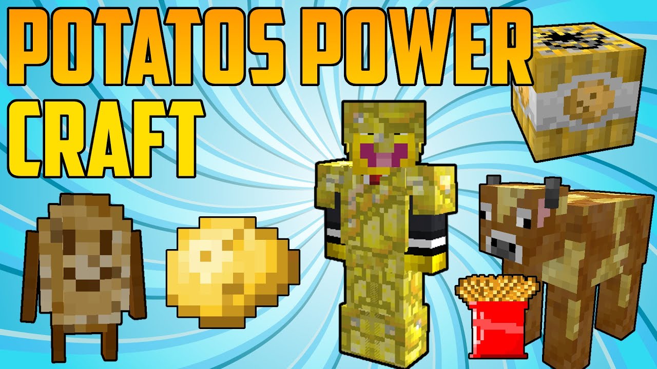 POTATOS POWER CRAFT: Dimension Armaduras Mobs De Patatas Minecraft Mod ...