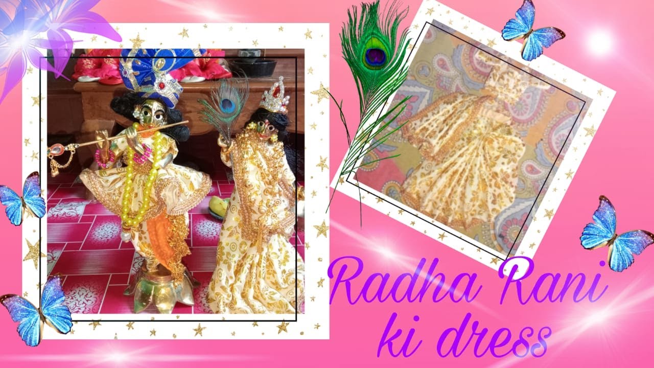 Beautiful Radha Rani dress/राधा रानी के ड्रेस बनाये/राधा रानी के पोशाक ...