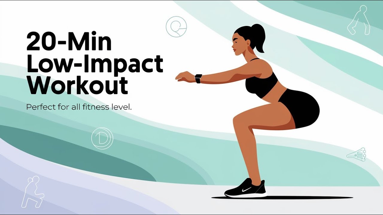 20-Min Low-Impact Workout – Perfect for All Fitness Levels - YouTube