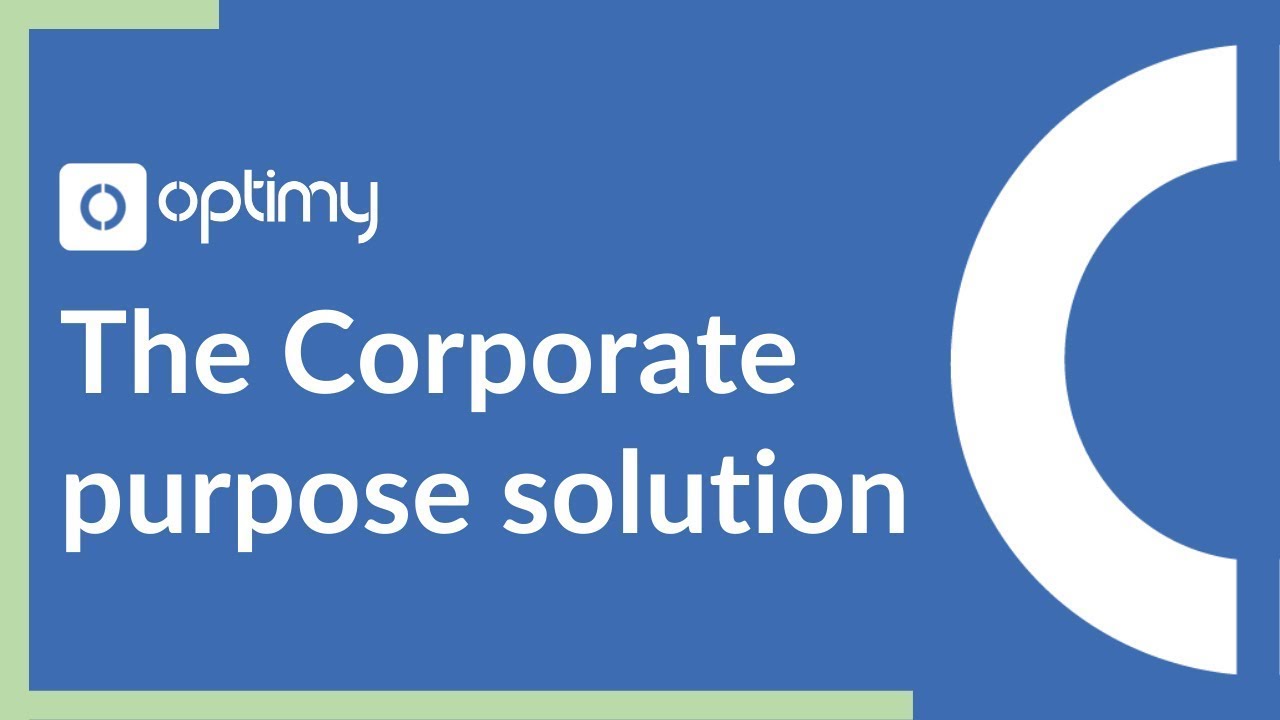 Optimy: The Corporate Purpose Solution - YouTube