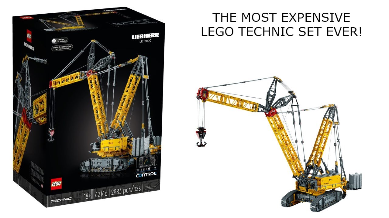 LEGO TECHNIC 42146 LIEBHERR CRAWLER CRANE LR 13000 - YouTube