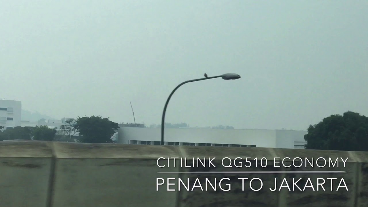 Citilink , Penang to Jakarta flight - YouTube