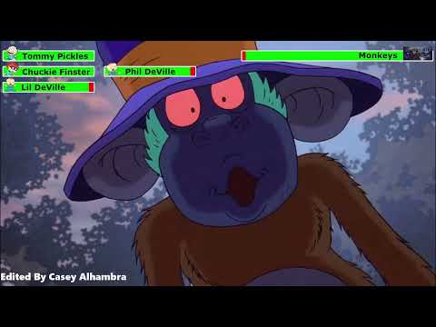 The Rugrats Movie (1998) Monkey Song with healthbars