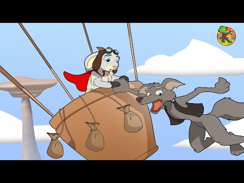 Kurt ve Yedi Keçi Yavrusu Masalı - Hayalci Keçi - Uyutmayan Kurt | KONDOSAN Türkçe - Çizgi Film