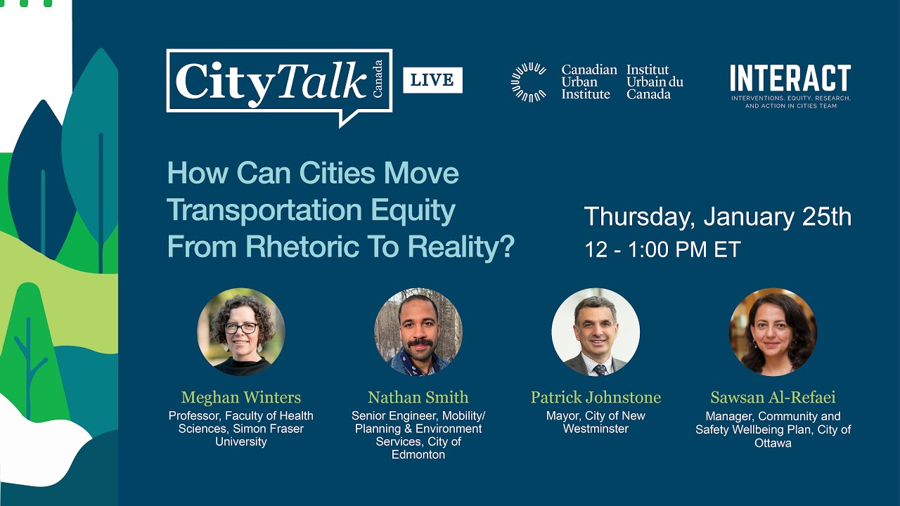 CityTalk: How Can Cities Move Transportation Equity From Rhetoric To ...