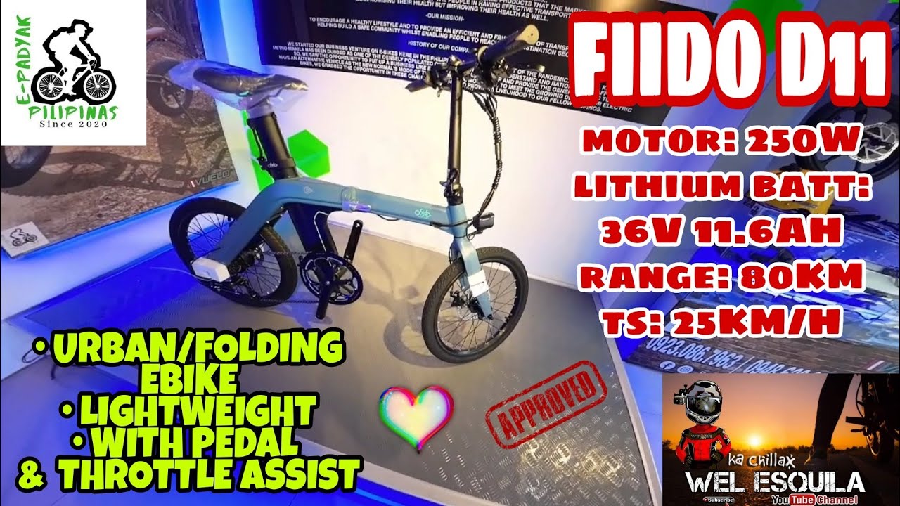 FIIDO D11 NA FOLDING E-BIKE | LIGHT WEIGHT WITH GREAT BATTERY RANGE ...