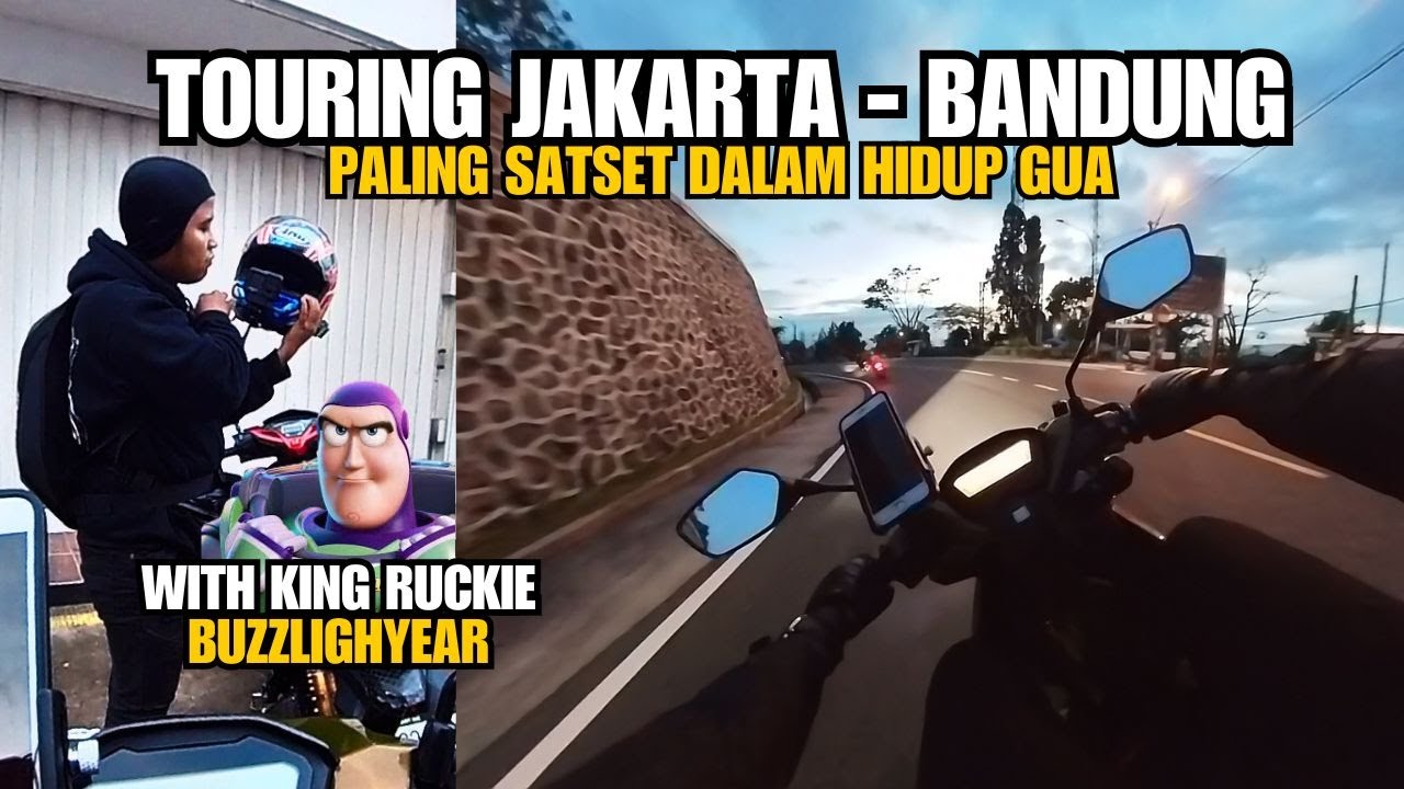 TIME ATTACK 2,5 JAM JAKARTA - BANDUNG PAKE VARIO🔥 With King Ruckie ...