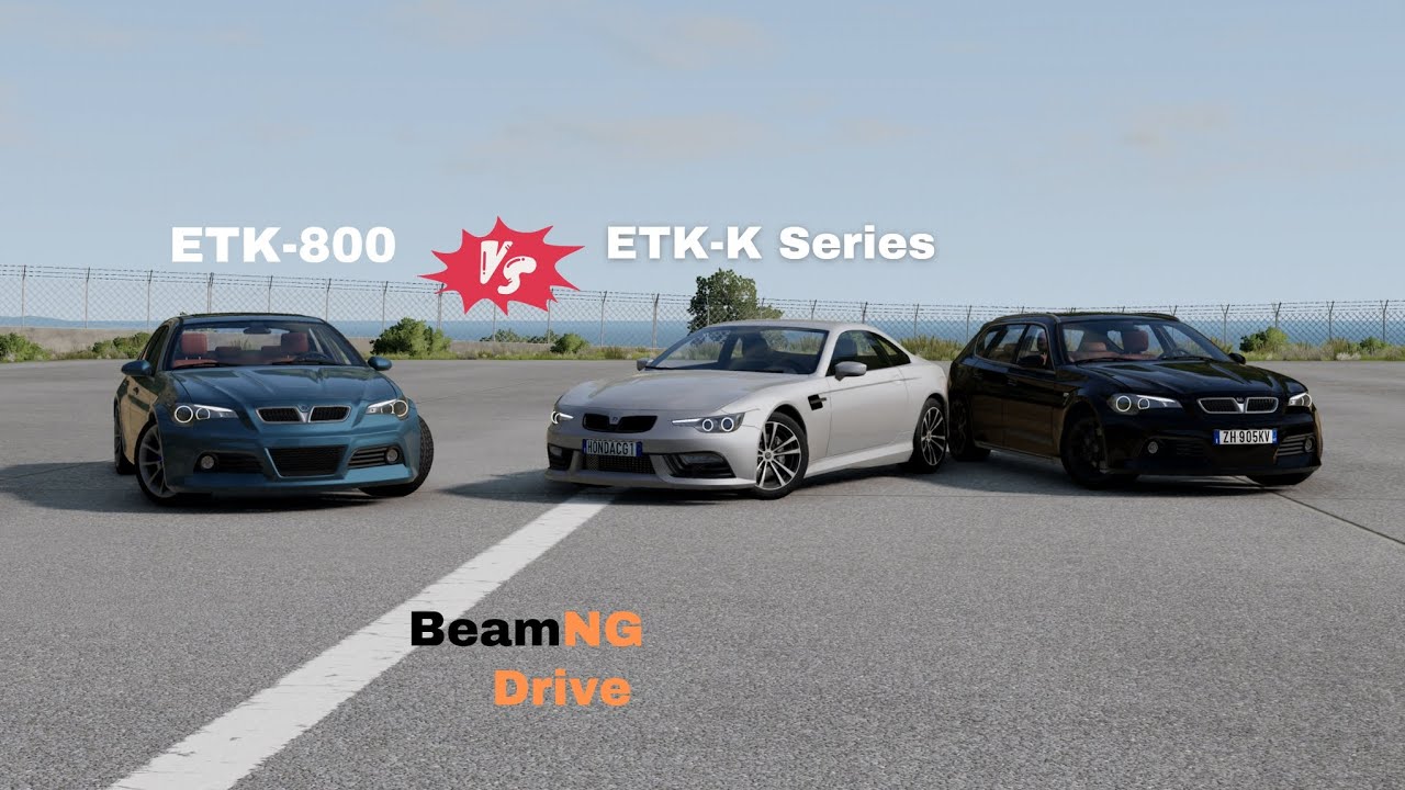 Beamng drive race challenge | Etk-K series vs Etk 800 series, Which one ...