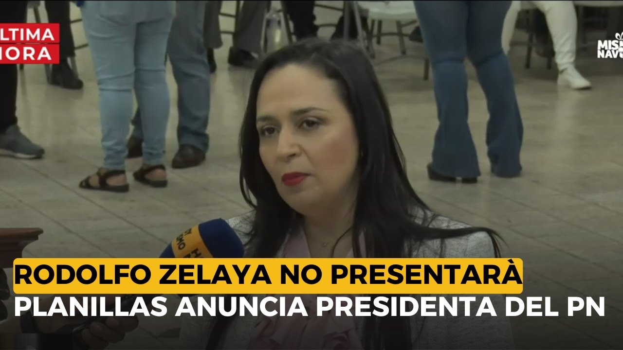 Precandidato Rodolfo Zelaya no presentarà planillas anuncia presidenta ...