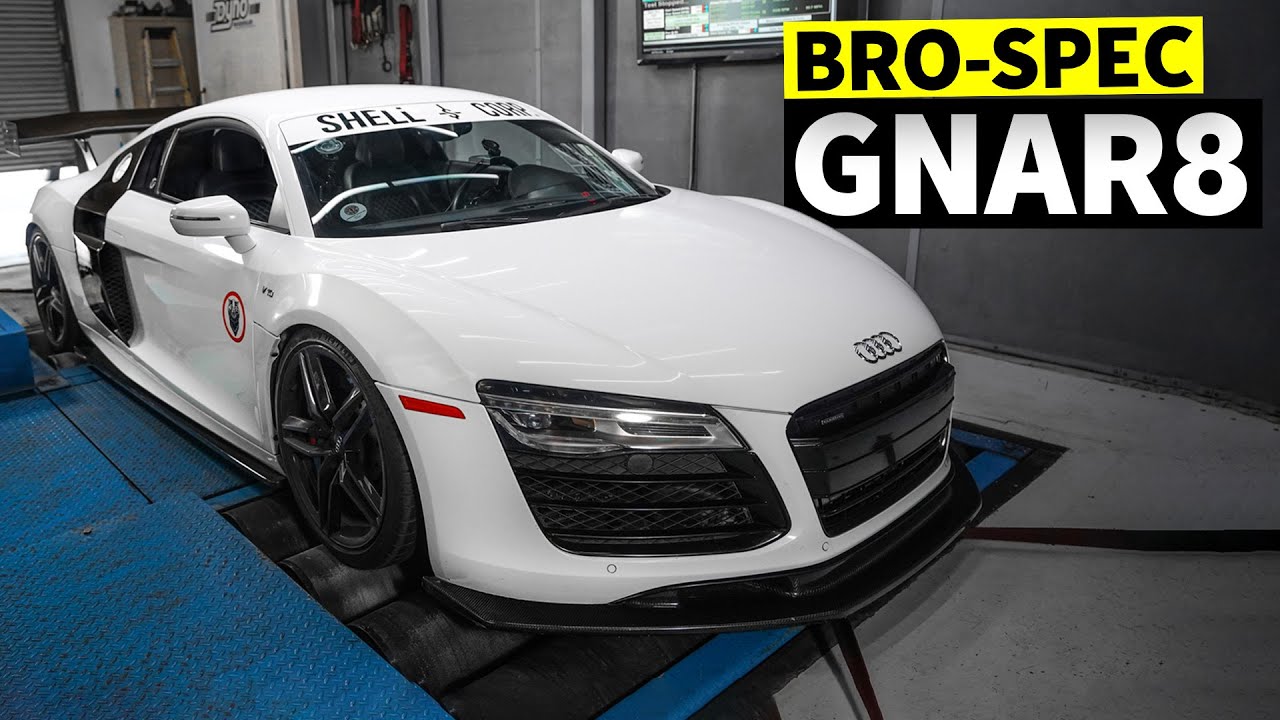 Supercharged Audi R8 V10 Howls for Horsepower on the Dyno! // Dyno ...