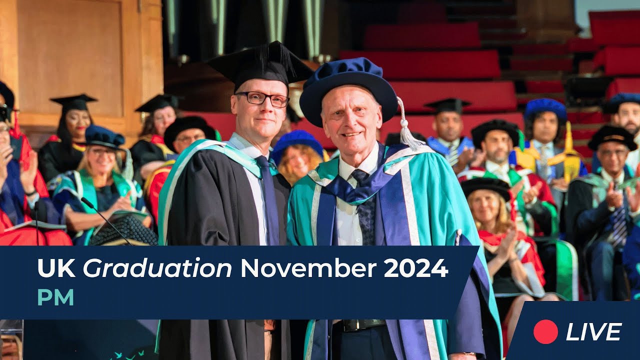 [LIVE] Arden UK November 2024 Graduation Ceremony (PM) - YouTube