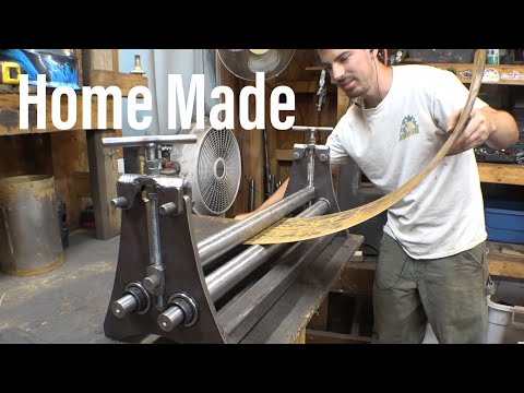 Making a Sheet Metal Roller from Scrap Metal