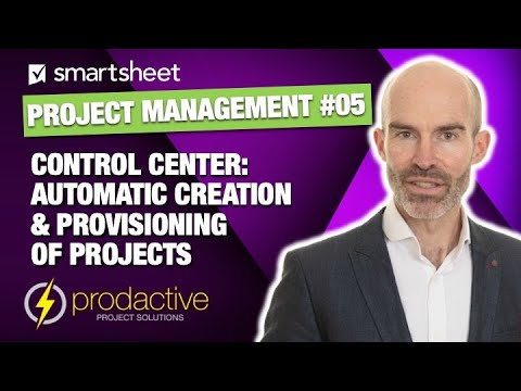 Smartsheet Control Center demo of automatic creation / provisioning of ...