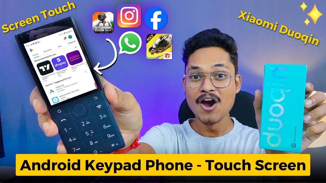 Keypad Android Phone Unboxing and Review | Xiaomi Duoqin unboxing ...