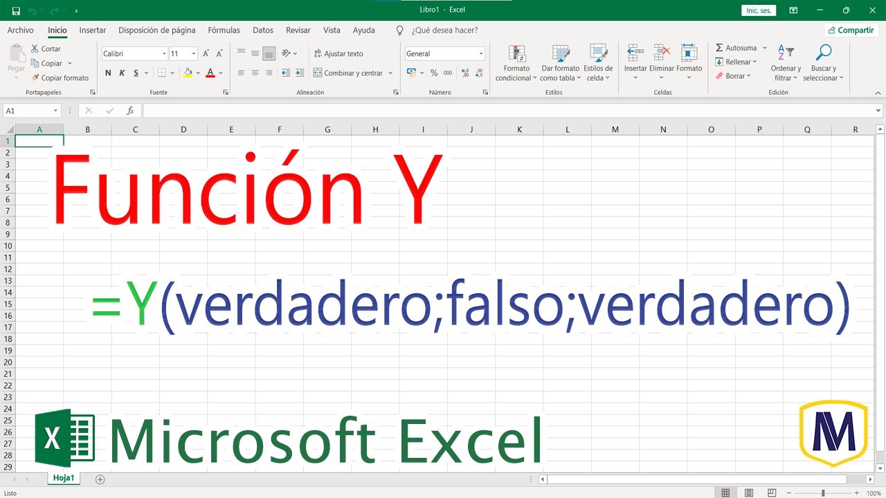 Función Y – Microsoft Excel (curso en línea) - YouTube