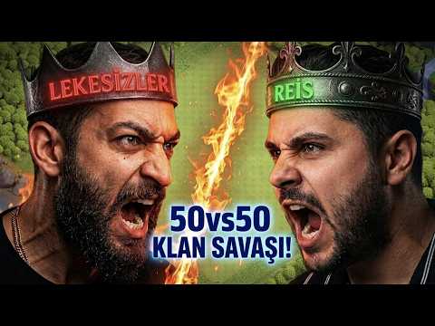 🔴REİS vs LEKESİZLER | 50vs50 KLAN SAVAŞI!