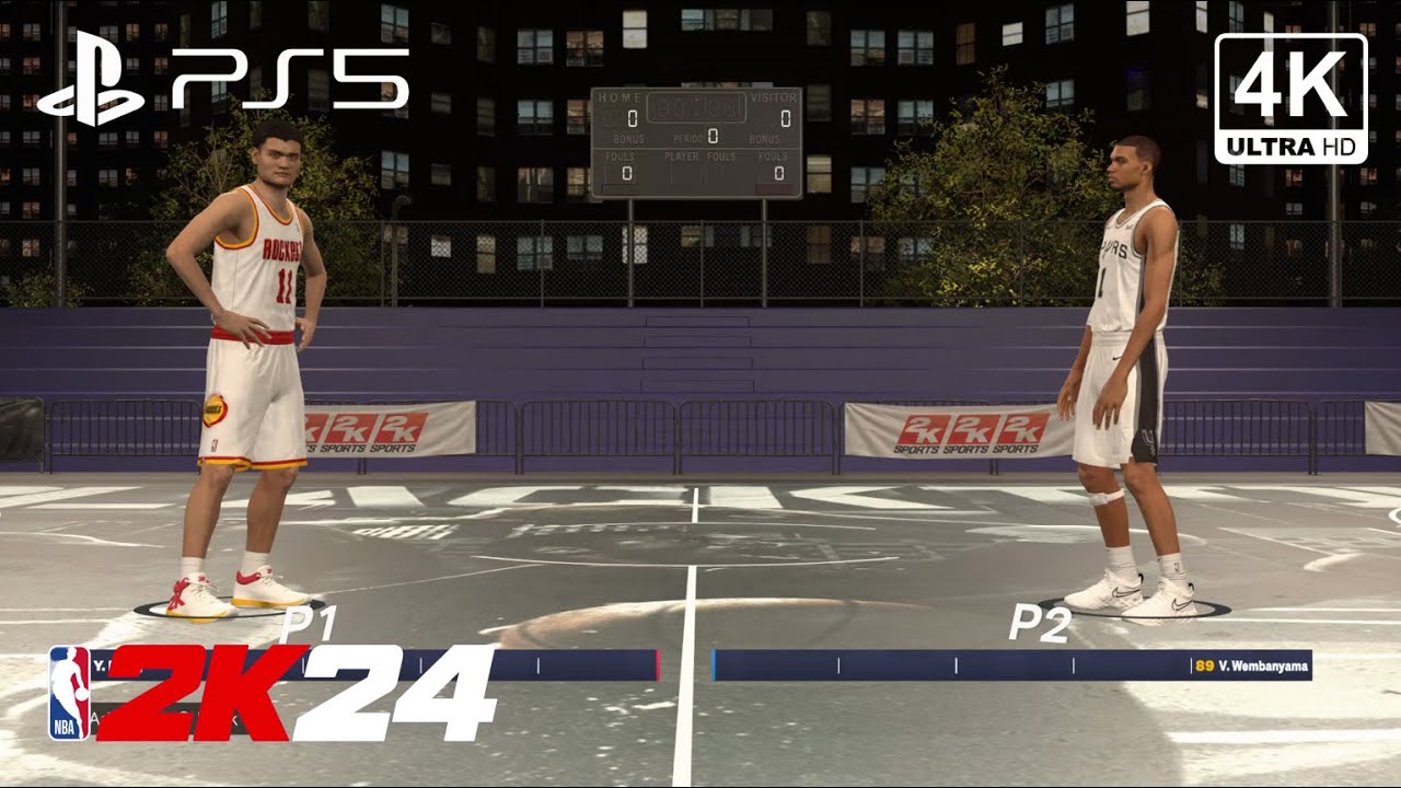 NBA 2K24 BLACKTOP | Yao Ming 1V1 Victor Wembanyama - YouTube