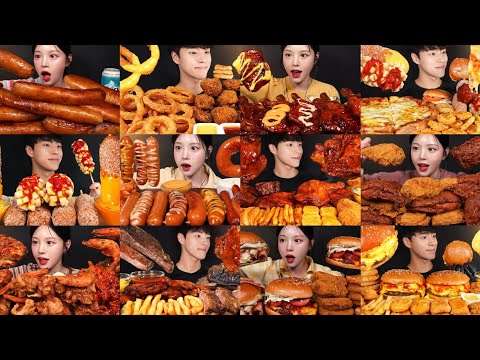 2× SPEED  | 2 vidéo in 1 | DDM ASMR 땅규 & 문복희 Eat with Boki MUKBANG COMPILATION | KOREAN FOOD | ASMR