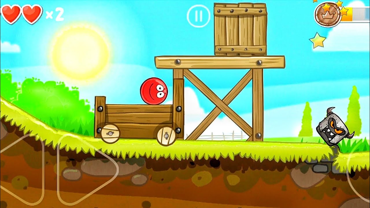 Red Ball 4 New Gameplay || New Walkthrough Gameplay Red Ball 4 Level 6 ...